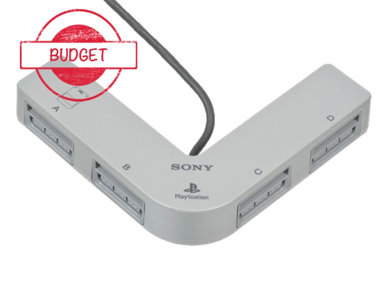 Multitap Four Player Adapter voor Playstation One - Budget