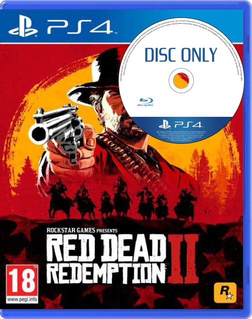 Red Dead Redemption 2 - Disc Only ⭐️ Playstation 4 Games