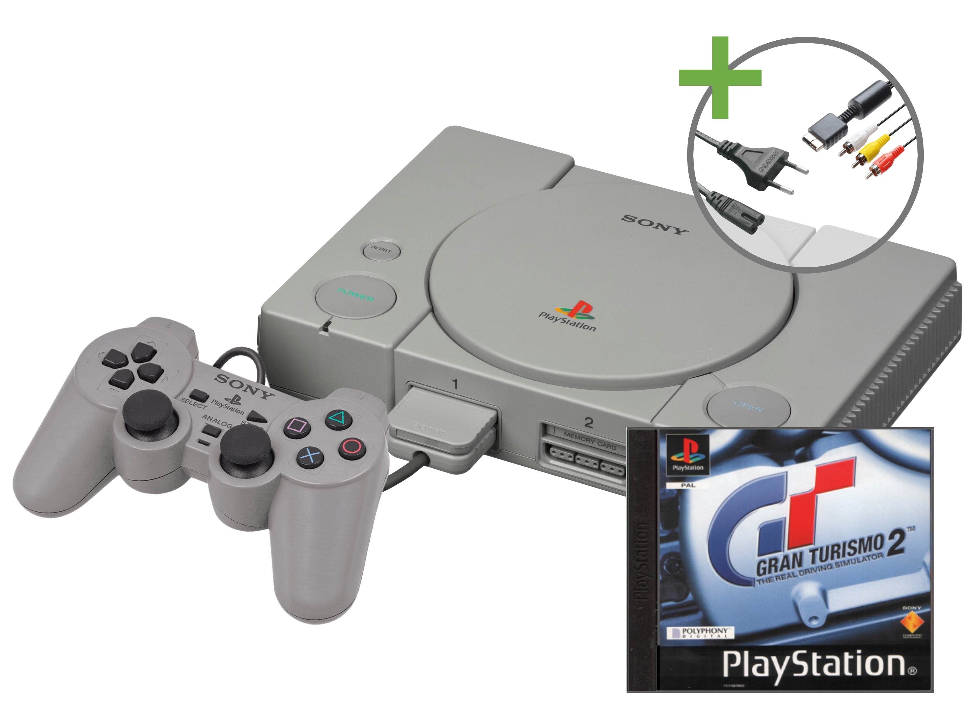 Sony PlayStation 1 Starter Pack - Gran Turismo 2 Edition